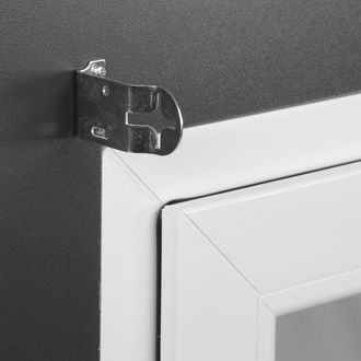 Liedeco Kombitr&auml;ger, Metall f&uuml;r Rollos mit Kette | 1 Paar