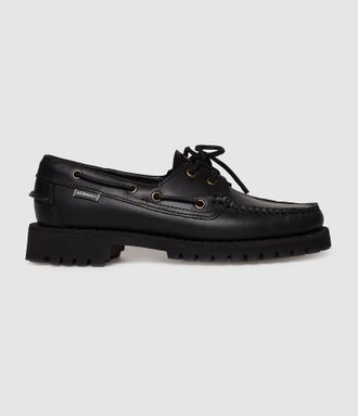 Sebago Mocassins Ranger Waxy Woman Total Black
