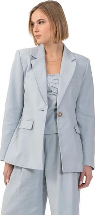 Kocca Femme, Vestes, Bleu, Taille: 40 FR Veste Blazer D&eacute;contract&eacute;e
