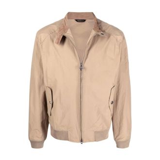 Barbour Homme, Vestes, Brun, Taille: 2XL Veste Zipp&eacute;e Col Rond