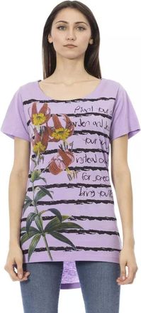 Trussardi Femme, Tops, Violet, Taille: 40 FR T-shirt &agrave; Manches Courtes Action