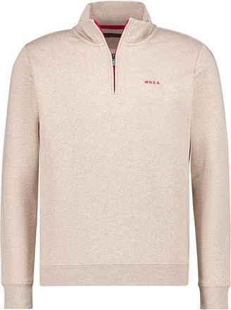 N.Z.A. Herren Pullover beige unifarben