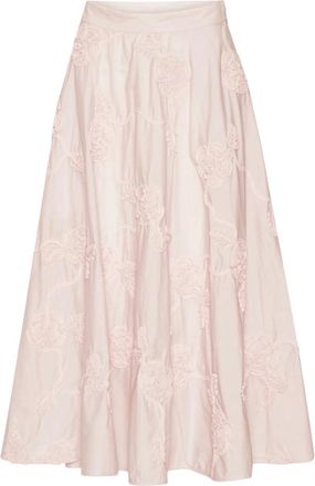 Rotate Rotate Birger Christensen, Femme, Jupes, Rose, Taille: 40 FR Flower Maxi Skirt