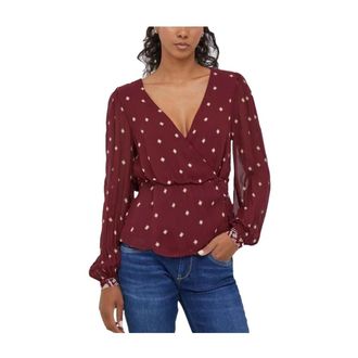 Pepe Jeans London Graciella Blouse - - Blouses & Shirts - Damen - Braun - XS