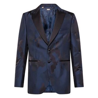 Billionaire Boys Club Homme, Vestes, Bleu, Taille: L Blazer Camouflage