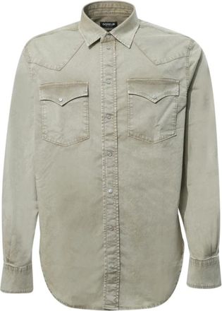 Dondup Homme, Chemises, Brun, Taille: M Chemise Texan