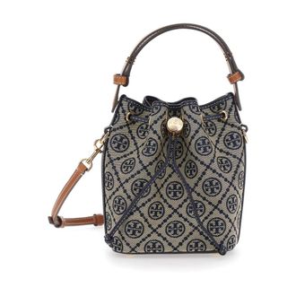 Tory Burch Femme, Sacs, Bleu, Taille: ONE Size T Monogram Perry Tote