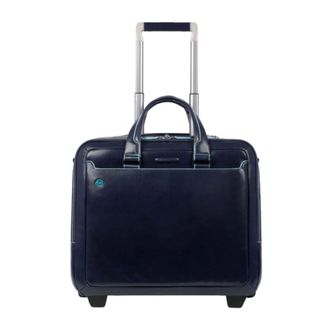 Piquadro Femme, Valises, Bleu, Taille: ONE Size Moderne Trolley Business Laptop Bleu Unisexe