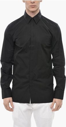 Givenchy Poplin Shirt with Hidden Button Placket size 38