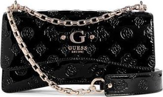Guess Gerty Convertible Crossbody Flap, Bandoulière Femme, Noir, Taille Unique