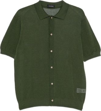 Tagliatore Homme, Chemises, Vert, Taille: XL Camicia in maglia lavorata mezza manica