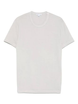 James Perse t-shirt à patch logo - Gris