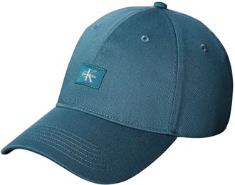 Calvin Klein Herren Monologo Woven Patch Bb Cap Lv04D5077G Verschluss, Blue (Atlantic Deep), Einheitsgr&ouml;&szlig;e