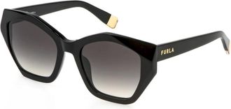 Furla Femme, Accessoires, Noir, Taille: 54 MM Lunettes de soleil Sfu885 couleur 0700