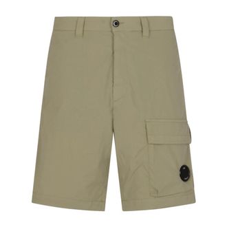 C.P. Company Bermuda Cargo 50 Fili Stretch - - Shorts - Herren - Gr&uuml;n - M