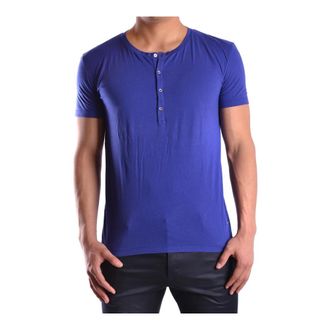 Costume National Kurzarmshirt - - Tops - Herren - Blau - M