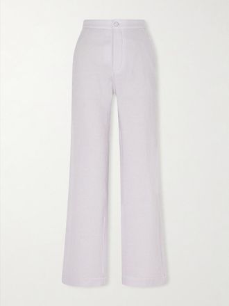 God's True Cashmere Affirmations Pyjama-hose Mit Weitem Bein Aus Kaschmir - Lila