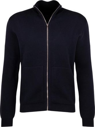 Seidensticker Herren 154200 Strickjacke, Navy, M EU