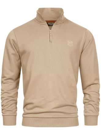 Indicode Herren INBrandt Sweatshirt mit Stehkragen | Herrenpullover Pulli Sweater Pullover Männer Cornstalk, XXL