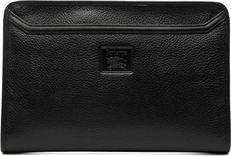 Burberry Clutches - Leather Clutch - Gr. unisize - in Schwarz - f&uuml;r Damen