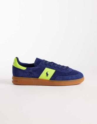Polo Ralph Lauren Sneaker in Marineblau und Gelb