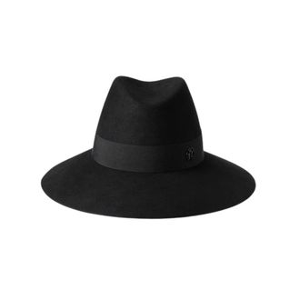 Maison Michel Wasserdichter breitkrempiger Wollfilzhut - - Accessories - Herren - Schwarzk - S