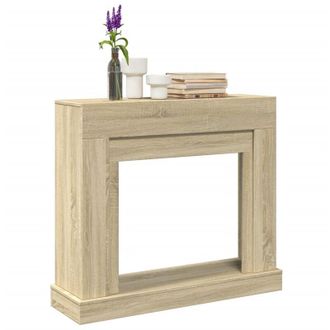 vidaXL Vidaxl - Cadre de chemin&eacute;e ch&ecirc;ne sonoma 100x30x87,5 cm bois ding&eacute;nierie