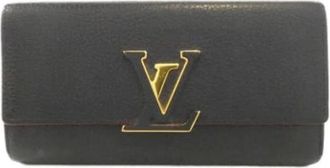 Louis Vuitton Pre-owned Cuir petite-maroquinerie - Femme - Pre-owned - Noir - Taille: ONE Size