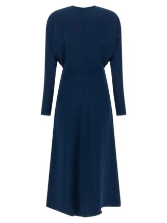 Victoria Beckham Dolman Sleeve Dress - Navy