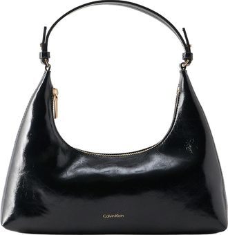 Calvin Klein Umh&auml;ngetasche Foil Logo Glossy Shoulder