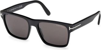 Tom Ford Stylische Sonnenbrille mit blauen Gl&auml;sern - - Accessories - unisex - Schwarzk - 55 MM