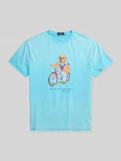 Polo Ralph Lauren Regular Fit T-Shirt m it Polo Bear Print