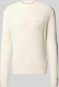 Tommy Jeans Regular Fit Strickpullover aus reiner Baumwolle