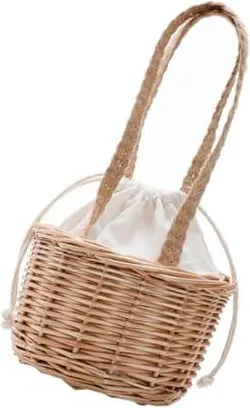 Angoily Sac Paille Tress&eacute;e Cabas Polyvalent Pour Femme Design Sac &agrave; Main Marron Pour Shopping Et Plage