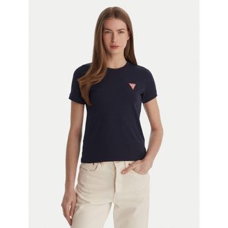 Guess T-Shirt W2YI44 J1314 Dunkelblau Regular Fit