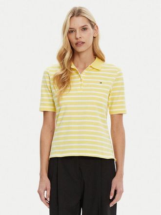 Tommy Hilfiger Poloshirt 1985 WW0WW43224 Gelb Regular Fit
