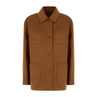 Max Mara Femme, Vestes, Brun, Taille: 40 FR Vestes Élégantes pour Femmes