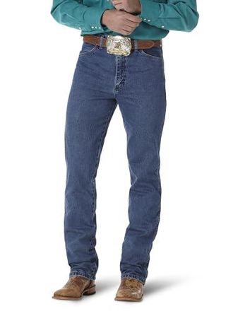 Wrangler Jean Coupe Cowboy Stretch Slim fit pour Homme, Délavé à la Pierre, 32W x 32L