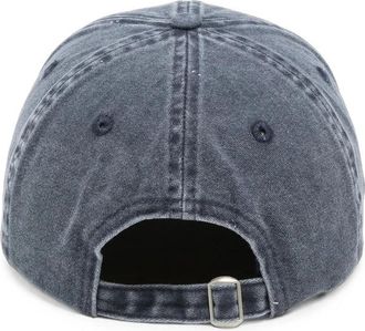 Carne Bollente CAP0105 Washed Cotton Baseball Cap - Navy