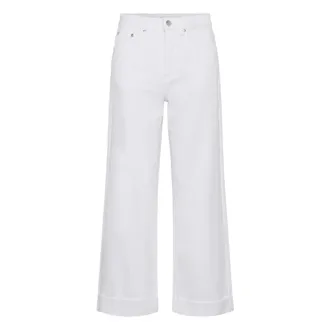Gestuz GZLivia HW Wide Leg Jeans - - Jeans - Damen - Wei&szlig; - W30