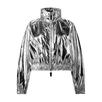Moncler Alicia Keys Flatbush Windbreaker Jacke - - Jackets - Damen - Grau - M
