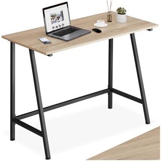 TecTake Bureau Polyvalent et Pratique, 100 x 50 x 77 cm, Table de Bureau, Style Industriel Bureaux Ordinateur Meuble pc Table dappoint Meuble Ordinateur Desk 