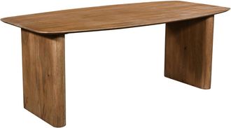 Giga Meubel Esstisch Dai - Dänisch Oval - Natur - Mangoholz - 240cm