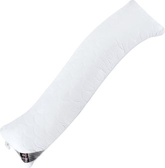 Sei Design Seitenschläferkissen Kissen für Seitenschläfer 40 x 130 cm in natürlichen S-Form, Kopfkissen Stillkissen, Nackenkissen mit hochwertige Steppung weiche