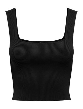 Only Onltatianna Sl Cropped Square Neck KNT