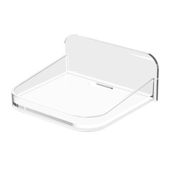 Generic Kleines transparentes, sehr kleines Wandregal, Halterung f&uuml;r Sicherheitskamera - f&uuml;r schwimmende Pr&auml;sentation im Fenster, Mietwohnung, Schlafzimmer, W