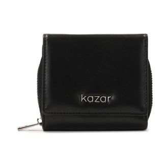 Kazar Kompakte Lederbrieftasche mit Verschluss - - Accessories - Damen - Schwarzk - ONE SIZE