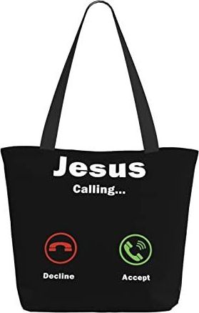 AOOEDM The Call Is Coming Ladies Shopping Bag 13x11x7in.Le cadeau parfait pour la Saint-Valentin.Cest de la Saint-Valentin pour maman, fille, &eacute;pouse, etc