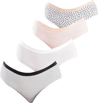 Dim Lot de 4 Culottes New York avec Doublure intérieure D4C202 pour Femme