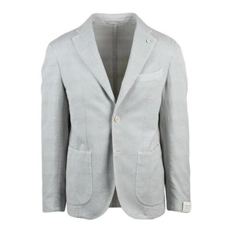 L.B.M. 1911 L.b.m. 1911, Homme, Vestes, Gris, Taille: L Giacca Stondata